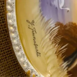 Ucago Ceramics | Art | Y Funabashi Hand Painted Plate | Poshmark